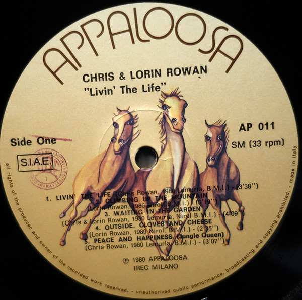 Rowan Brothers – Livin’ The Life (LP, Album) – akerrecords.nl