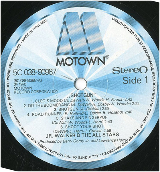 Junior Walker & The All Stars – Shotgun (LP, Album, RE) – akerrecords.nl