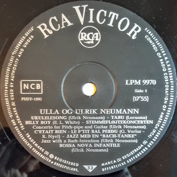 Ulla* + Ulrik Neumann - Father And Daughter (LP, Mono) - akerrecords.nl