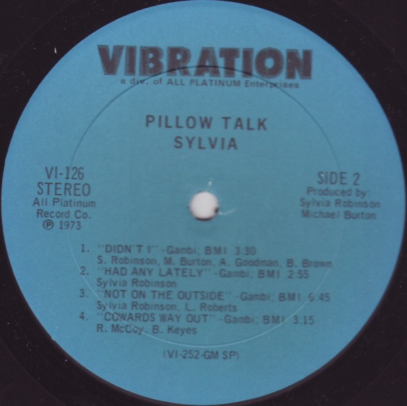 Sylvia* – Pillow Talk (LP, Album, Spe) – akerrecords.nl