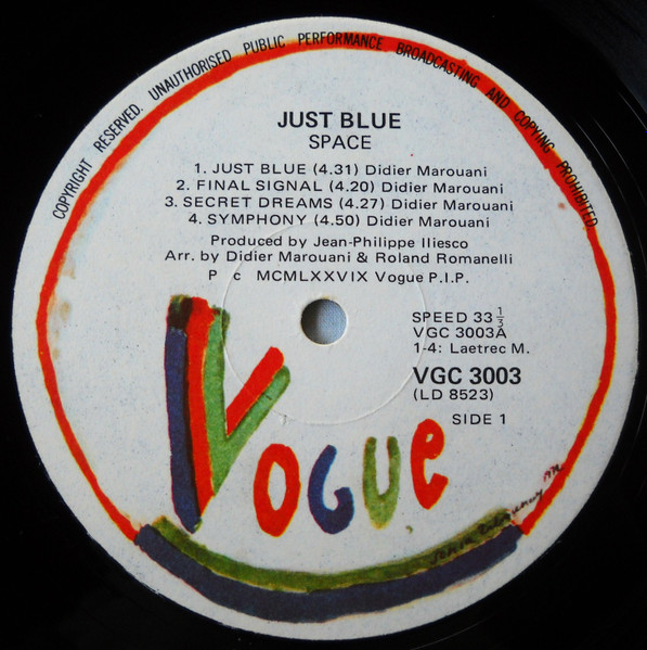 Space - Just Blue (LP, Album) - akerrecords.nl