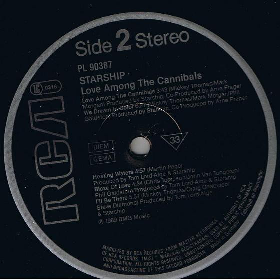 Starship (2) - Love Among The Cannibals (LP, Album) - akerrecords.nl