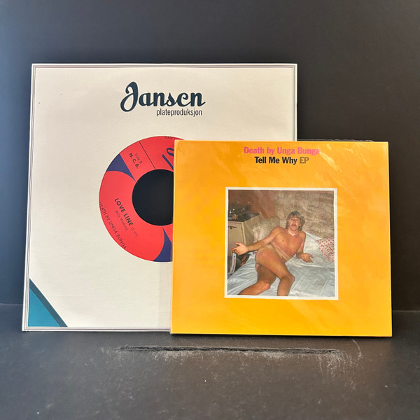 Death By Unga Bunga - Tell Me Why (CD, EP + 7", Single) - akerrecords.nl